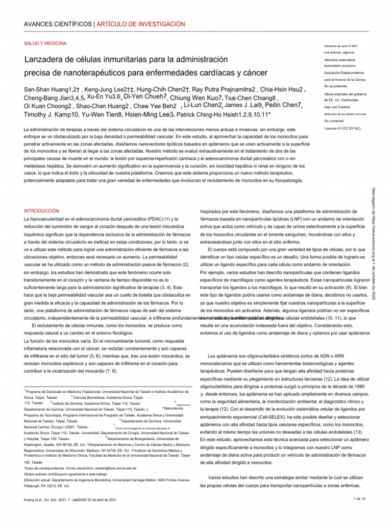 Sciadv Abf2400 | PDF | Cáncer | Oligonucleótido