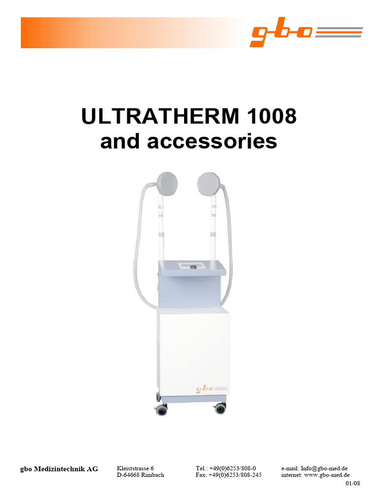 ultratherm-1008 | PDF | Capacitor | Hertz