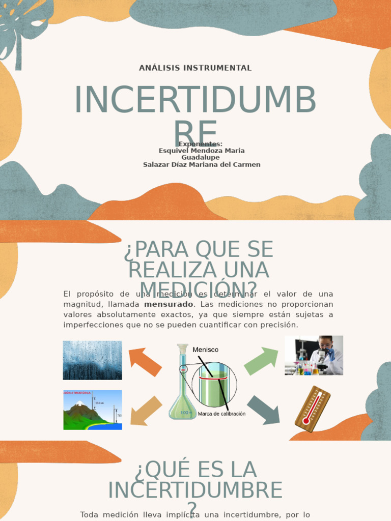 Análisis de Incertidumbre en Mediciones | PDF | Incertidumbre | Medición
