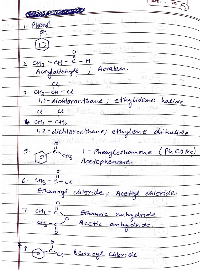 Organic Chem Names | PDF