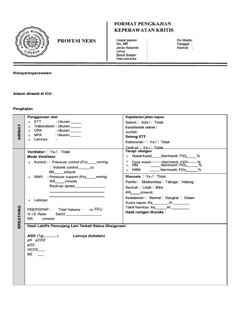 Form ICU | PDF