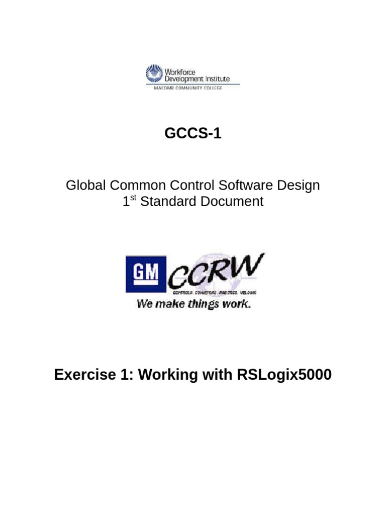RSLogix 5000 Training Guide | PDF | Computer Science | System Software