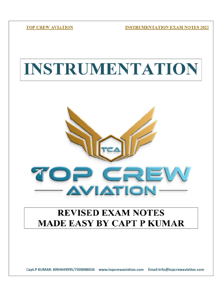 Instrumentation Notes | PDF