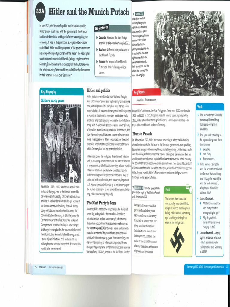 Hitler and The Munich Putsch | PDF