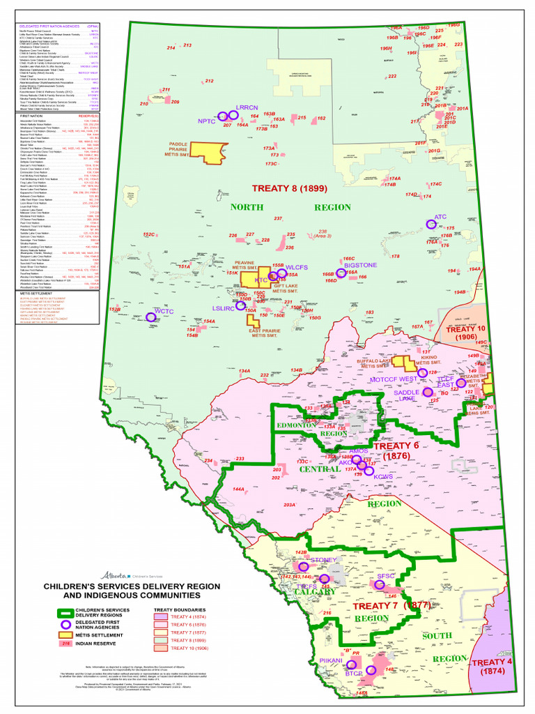 Cs Delivery Region Inigenous Communities Map | PDF