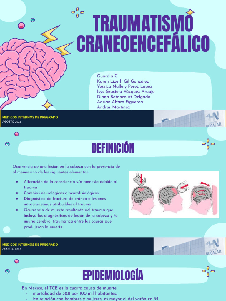 Traumatismo Craneal: Definición y Tratamiento | PDF | Lesión cerebral ...