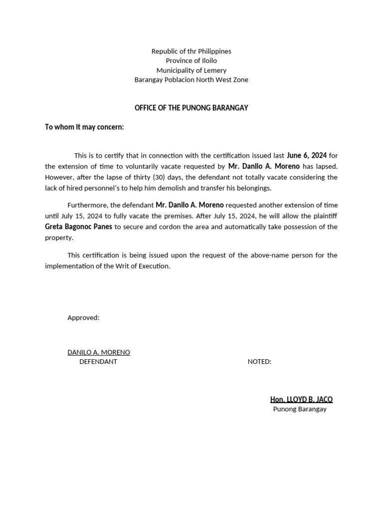 Writ of Execution | PDF