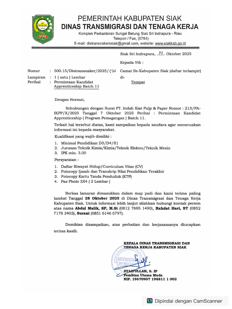 Program Magang PT. IKPP | PDF