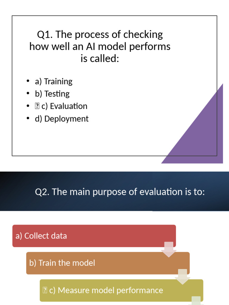 AI Model Evaluation and Metrics Guide | PDF | Accuracy And Precision ...