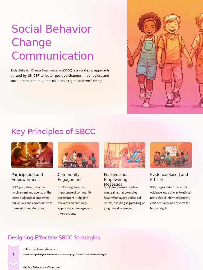 VIDAL DEVCOM 208 UNICEF-Social-Behavior-Change-Communication | PDF ...