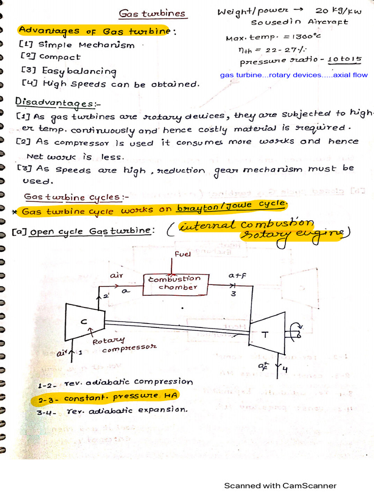 Gas Turbines | PDF