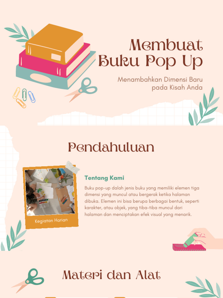 Cara Membuat Buku Pop-Up Kreatif | PDF