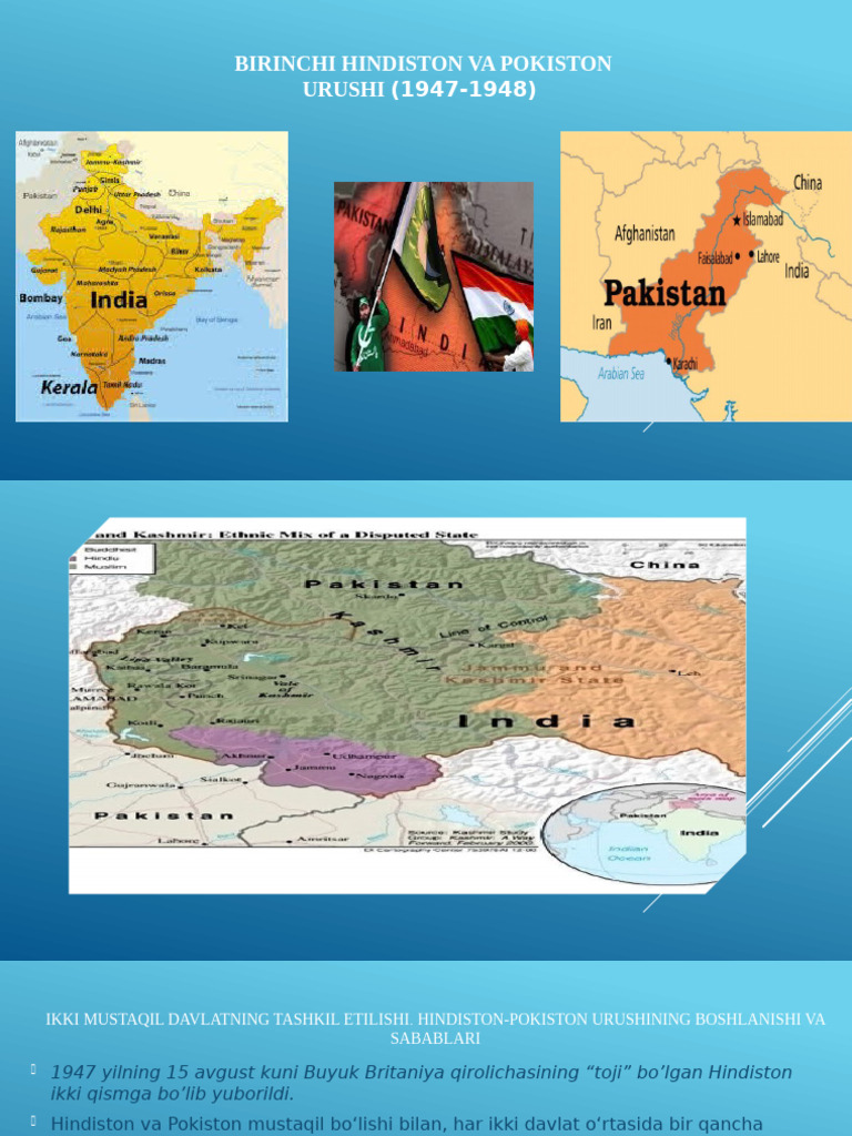 1 Birinchi Hindiston Pokiston Urushi | PDF