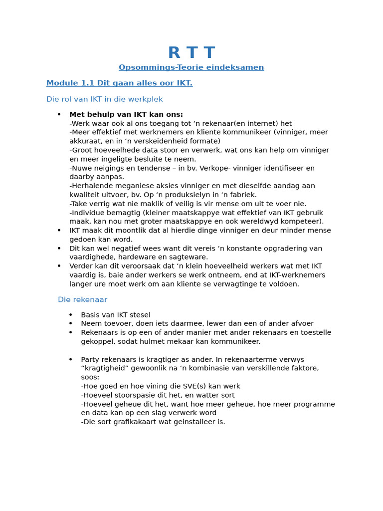 RTT KW 4 | PDF