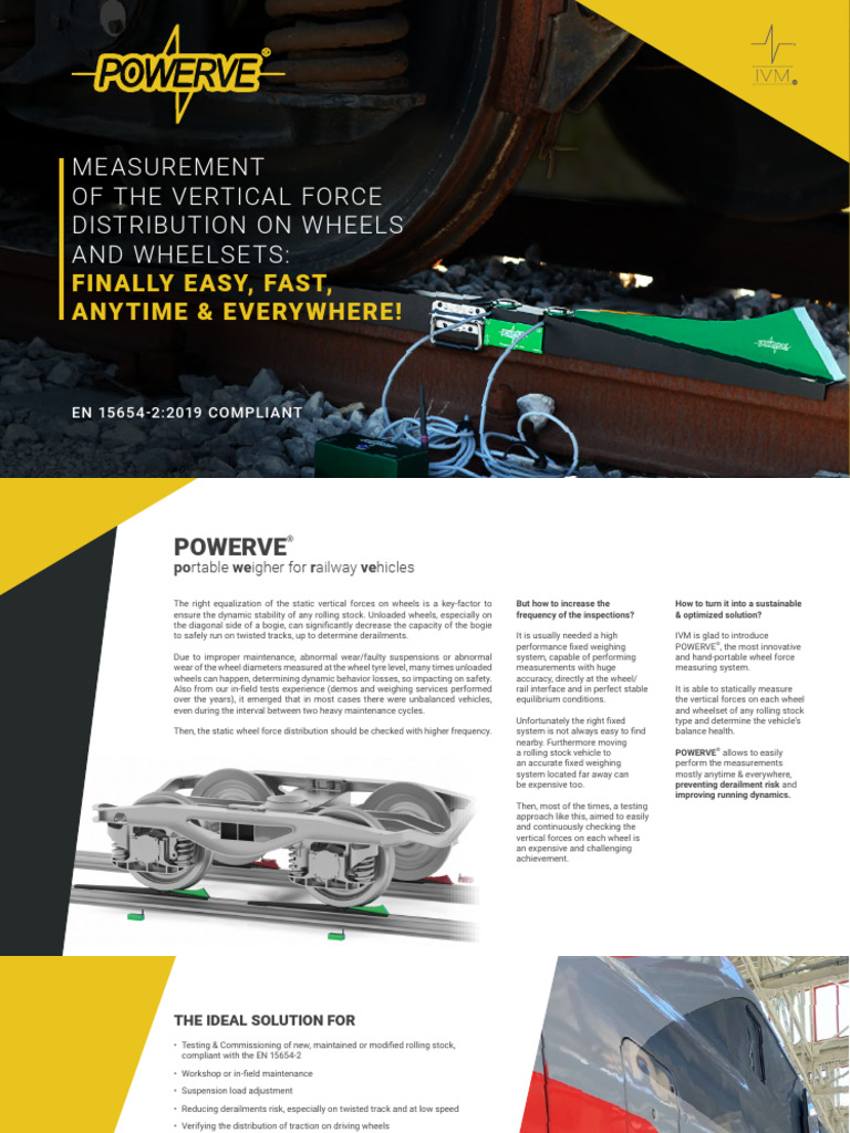 Portable Wheel Force Measurement System | PDF | Rail Transport | Wheel