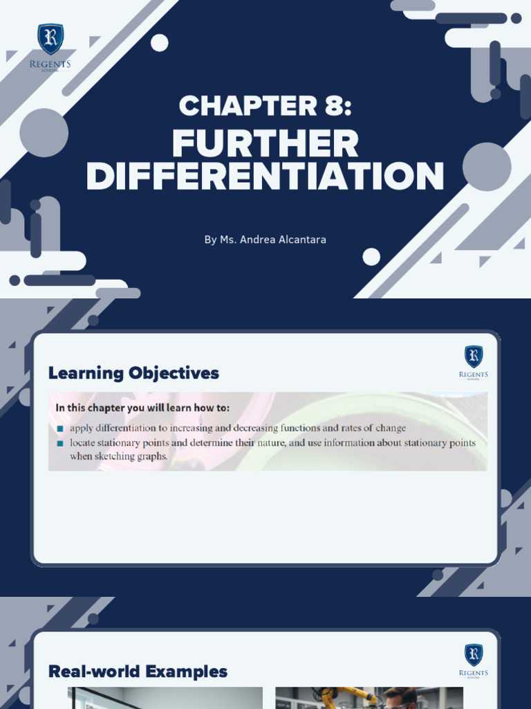 Further Differentiation Techniques | PDF | Derivative | Differential ...