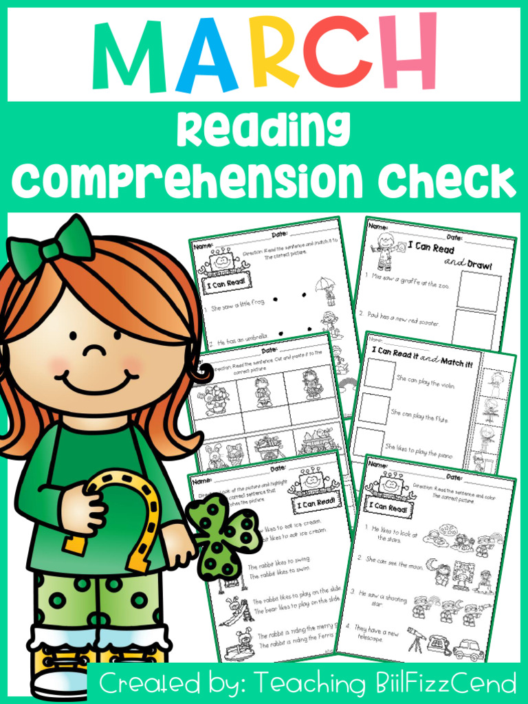 March Reading Comprehension Activities | PDF