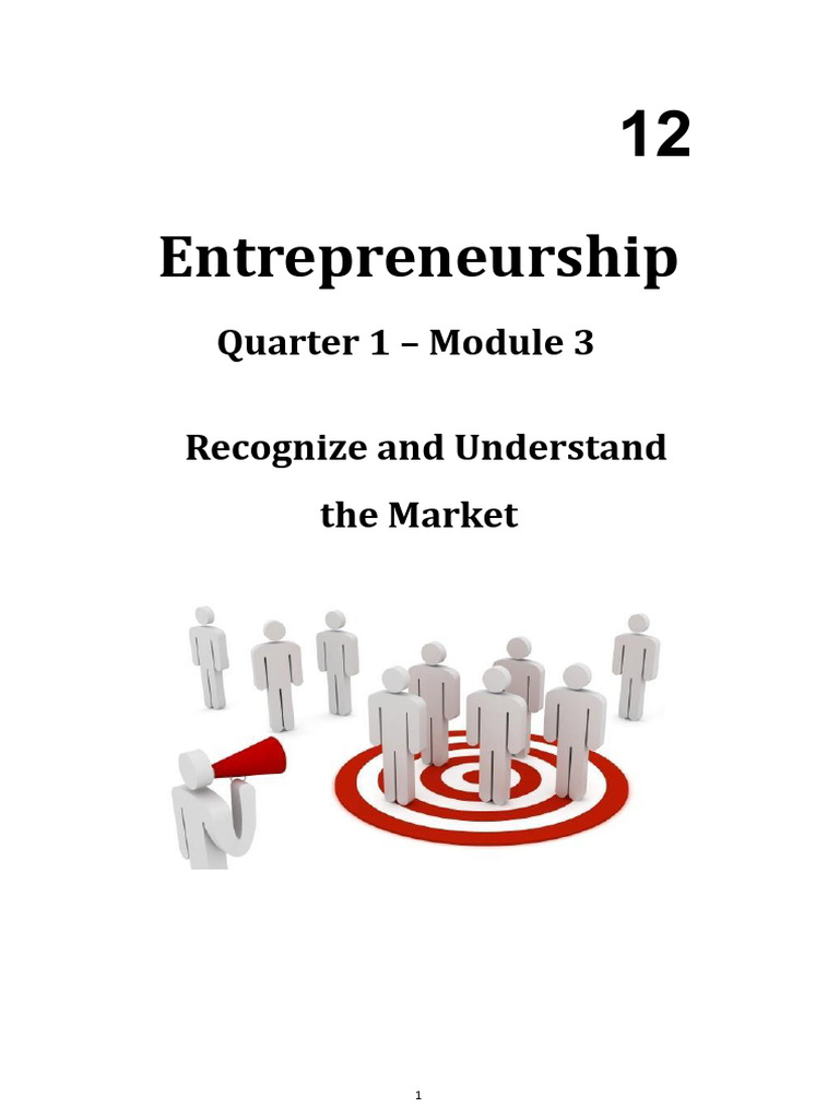 Entrepreneurship q1 Week 3 6 | PDF | Market Segmentation | Marketing
