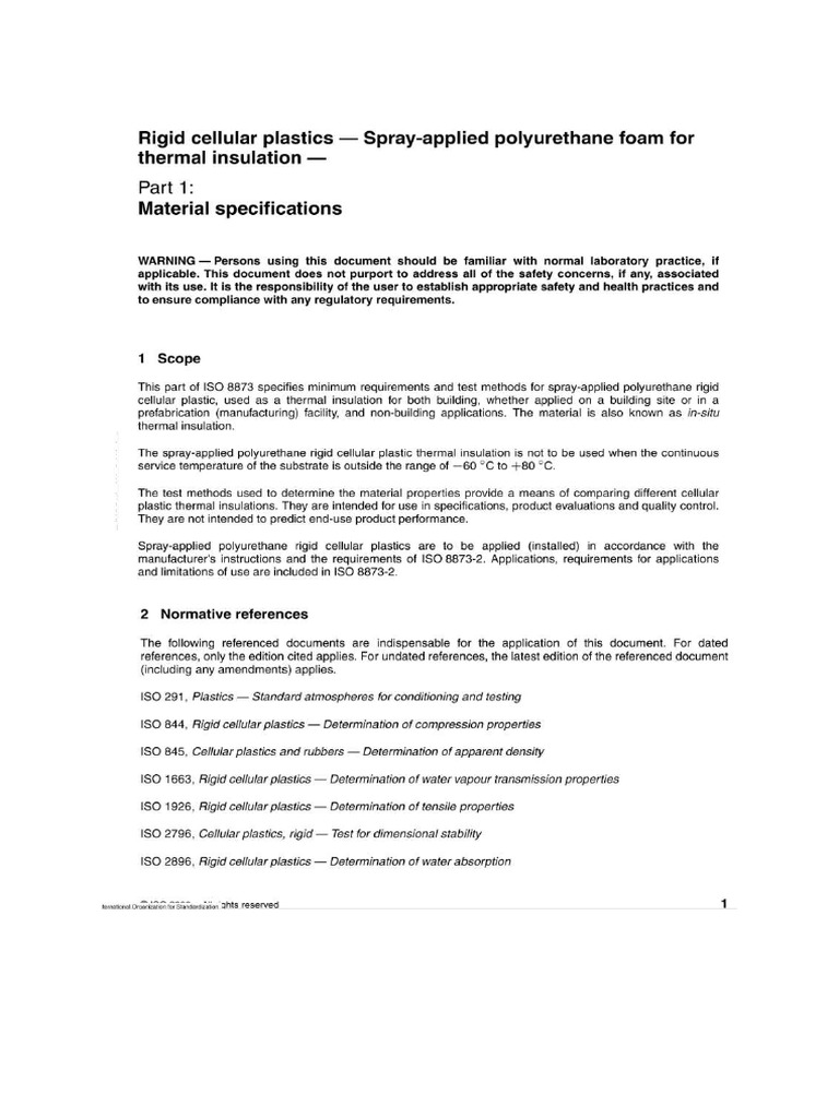 Iso 8873-1 | PDF