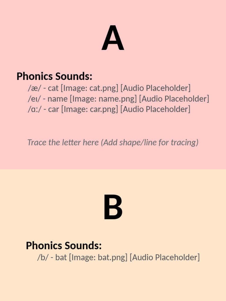 Alphabet Phonics Full Illustrated | PDF | Learning Methods | Teaching