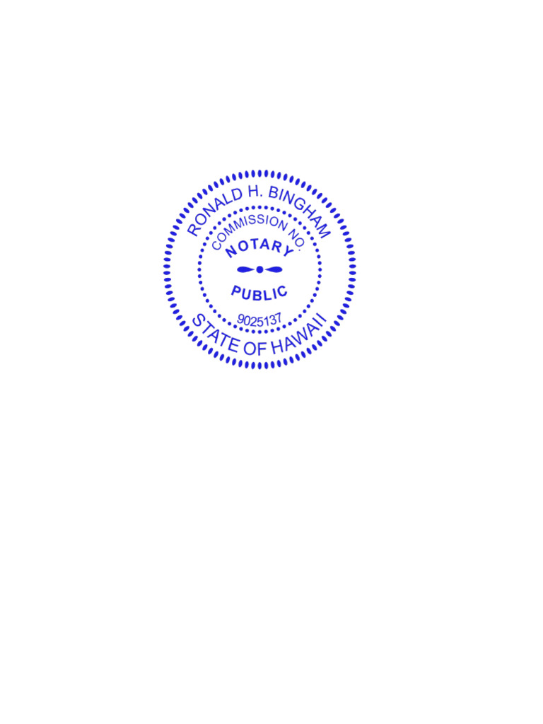 Hawaii Notary Seal | PDF