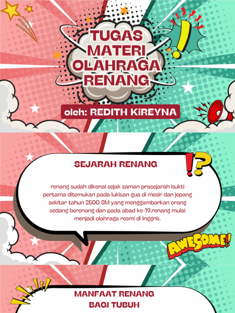 Merah Muda Dan Biru Komik Tugas Presentasi - 20251102 - 103003 - 0000 | PDF