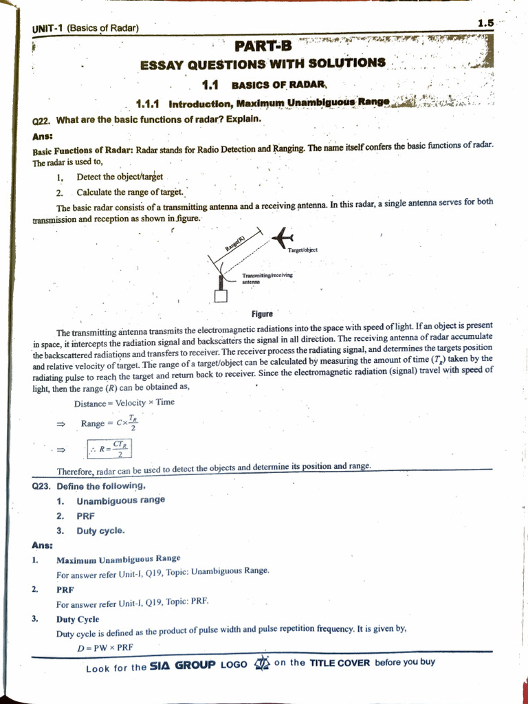 Radar Engineering All in One | PDF