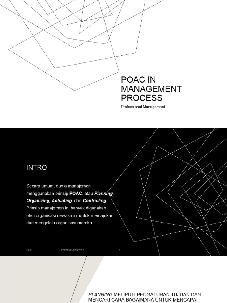 Prinsip POAC dalam Manajemen Organisasi | PDF