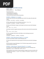 CBSE Class 12 Physics Atoms and Nuclei Competency Based Worksheet | PDF