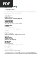 HAFED Retail Store Locations List | PDF | Retailing | Marketing