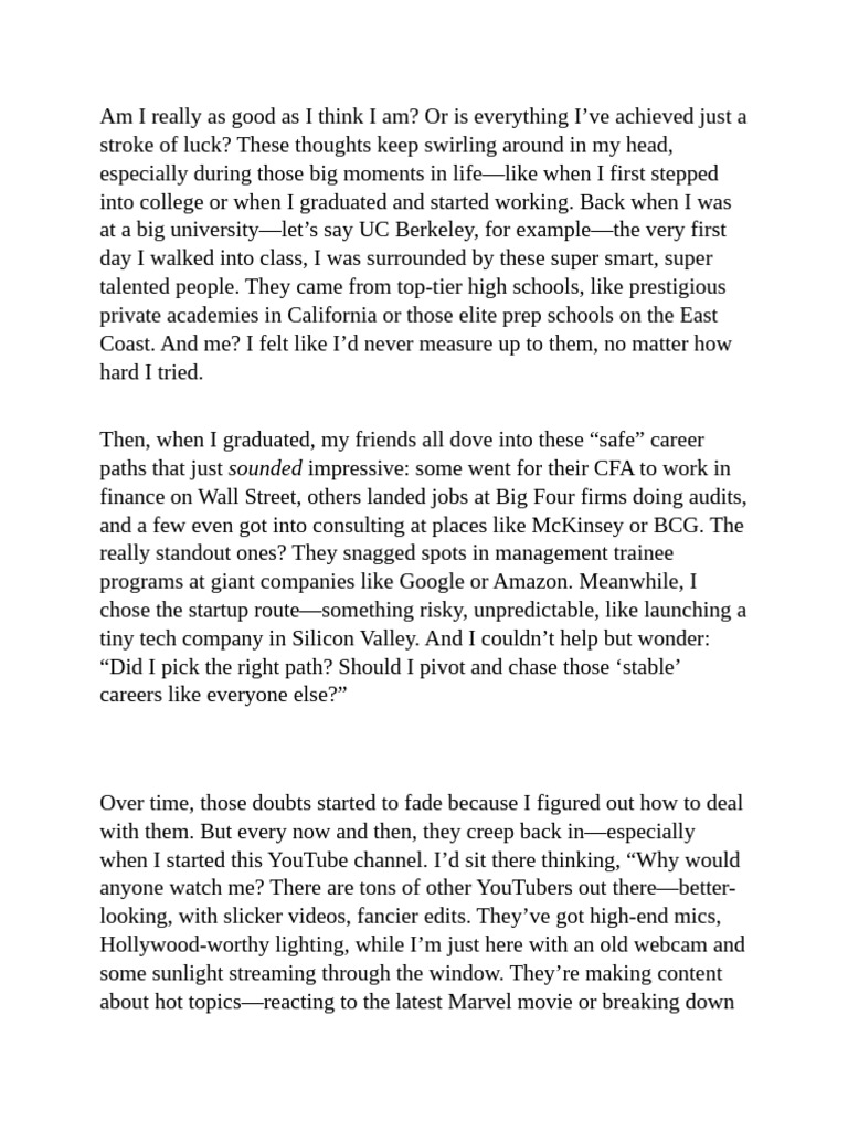 Am I Really As Good As I Think I Am | PDF