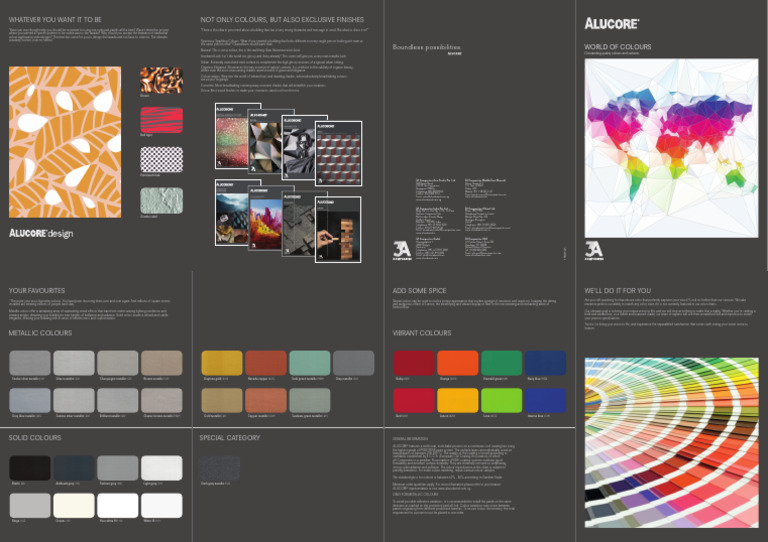 Alucore World of Colours Brochure SEA 2 | PDF | Color