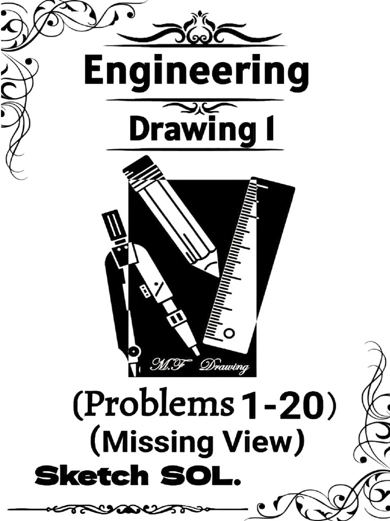 Engineering Drawing Problems 1-20 | PDF