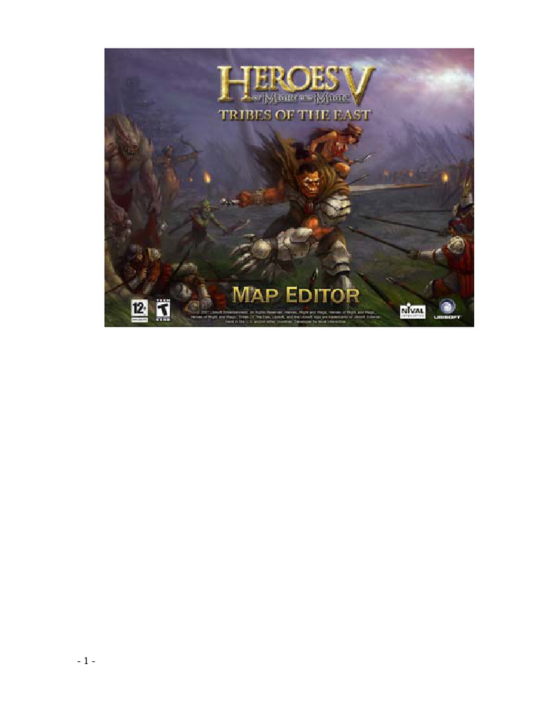 HoMM5: Tribes of the East Map Editor Guide | PDF | Window (Computing ...