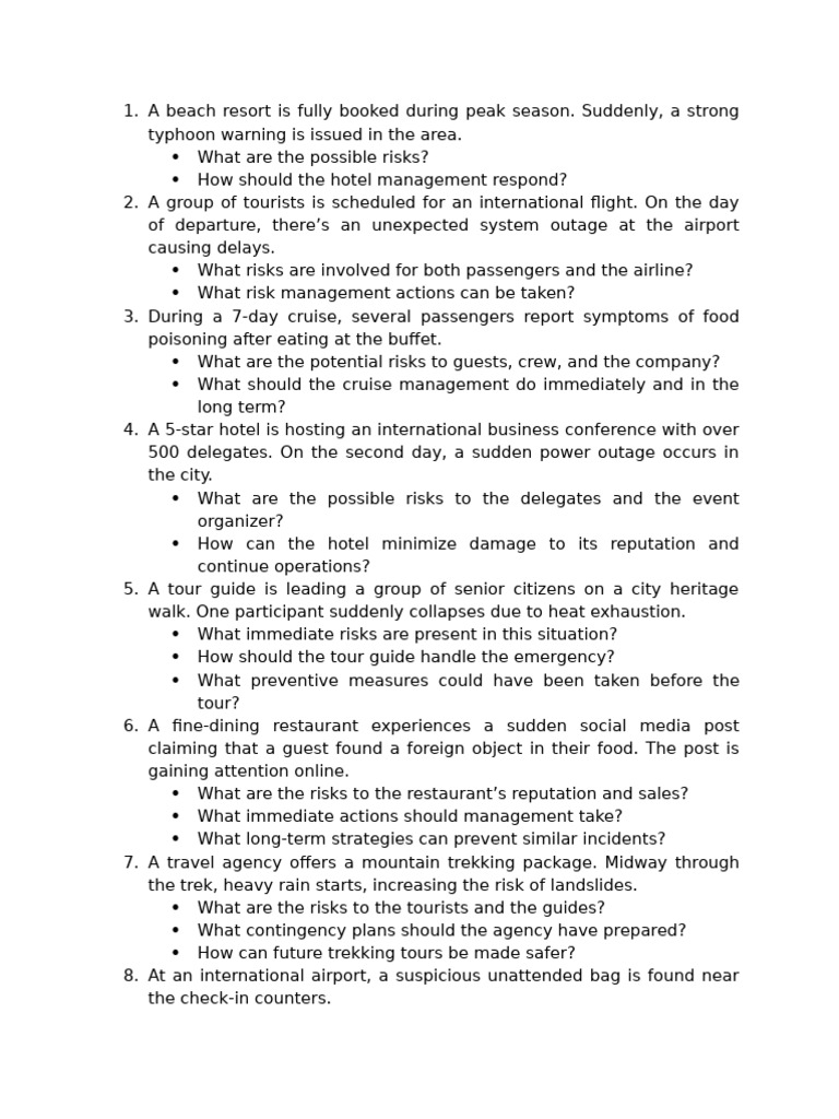 Risk Management Activity | PDF