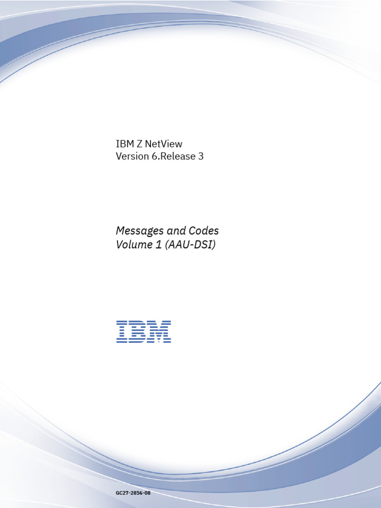 IBM Z NetView Messages & Codes Guide | PDF | Command Line Interface | Comma