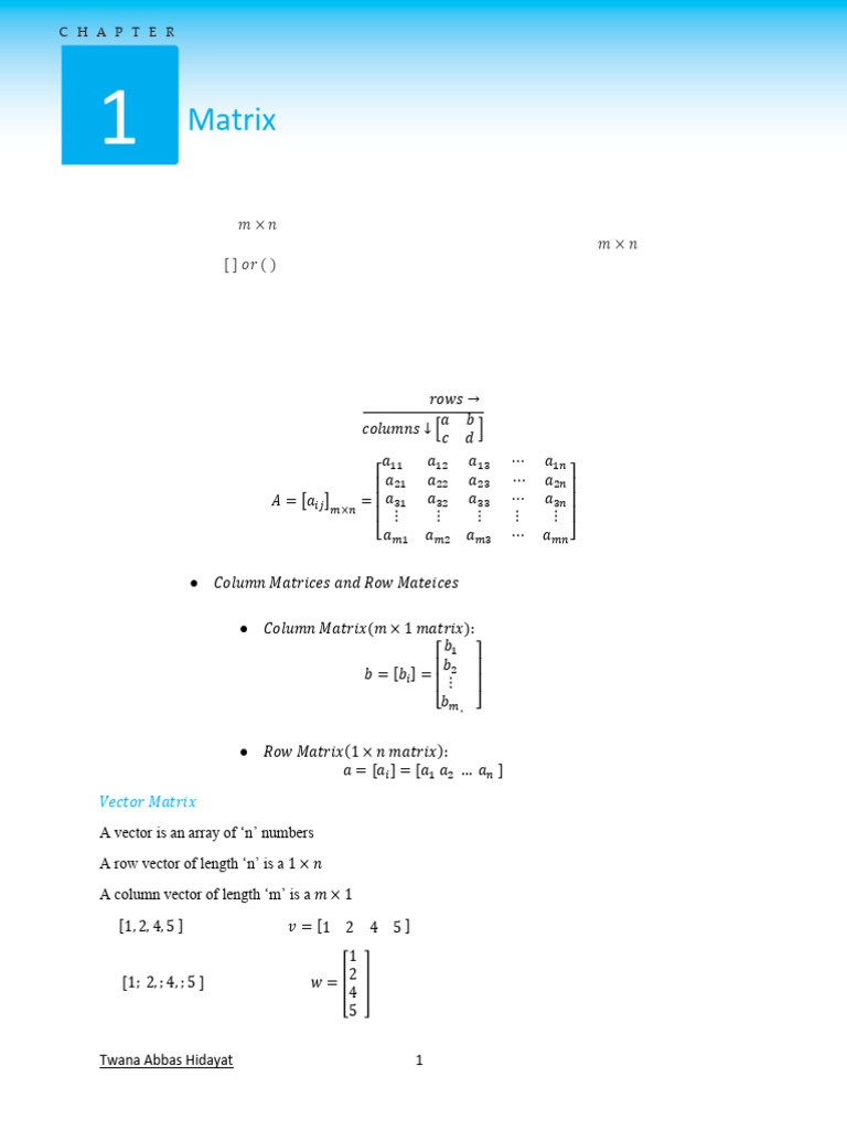 Discrete Math Chapter One | PDF | Matrix (Mathematics) | Mathematical ...
