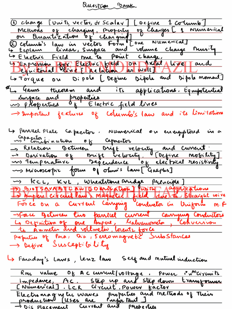 12th Class Guess Paper | PDF