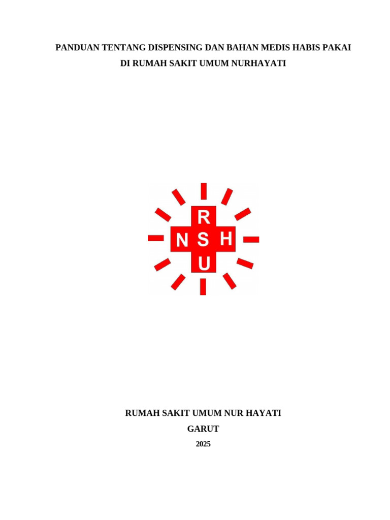 Panduan Dispensing Obat dan BMHP RS Nurhayati | PDF