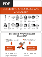Describing People: Physical Appearance Guide | PDF | Hair | Blond