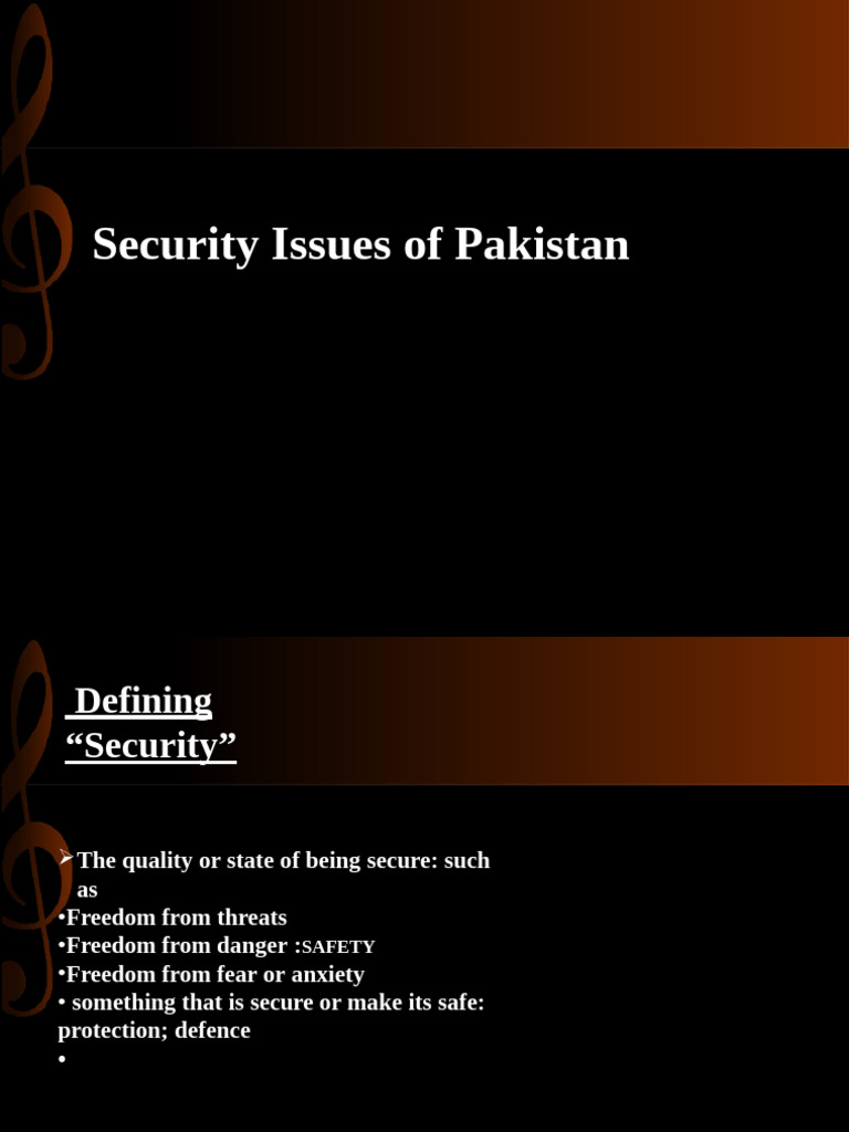 Security Issues of Pakistan | PDF | Crimes | Crime & Violence