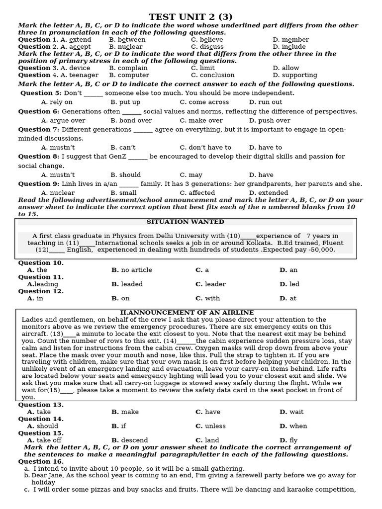 Test Unit 2 | PDF | Coca Cola