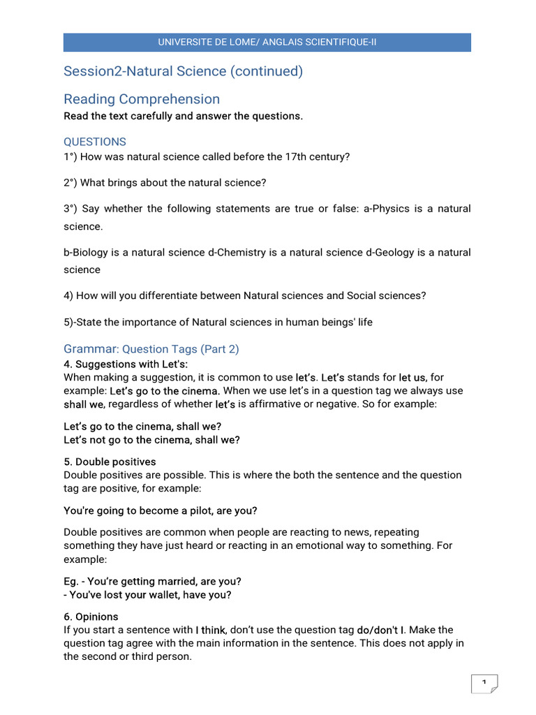 Ang201 Session 2 | PDF