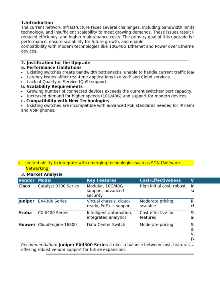 Network Switch Upgrade Strategy Guide | PDF | Cloud Computing | Quality ...