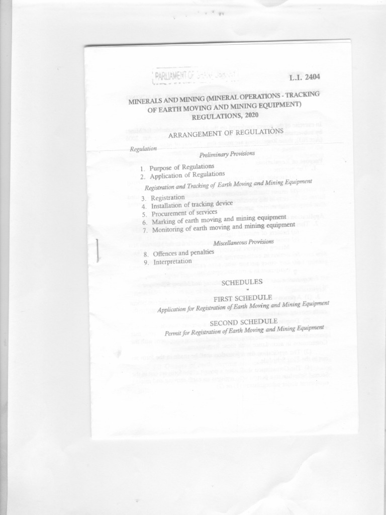 Minerals and Mining (Minerals Operations Tracking of Earth Moving and ...