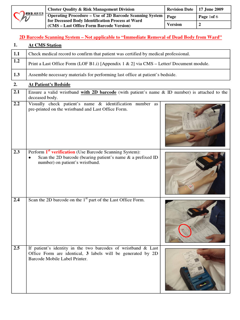 2D Barcode System for Body Identification | PDF | Barcode | Identity ...