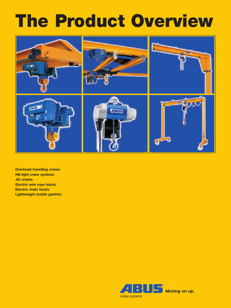 Comprehensive Crane Systems Overview | PDF | Crane (Machine) | Equipment