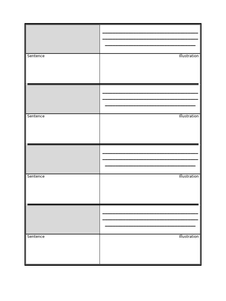 Vocabulary Template | PDF