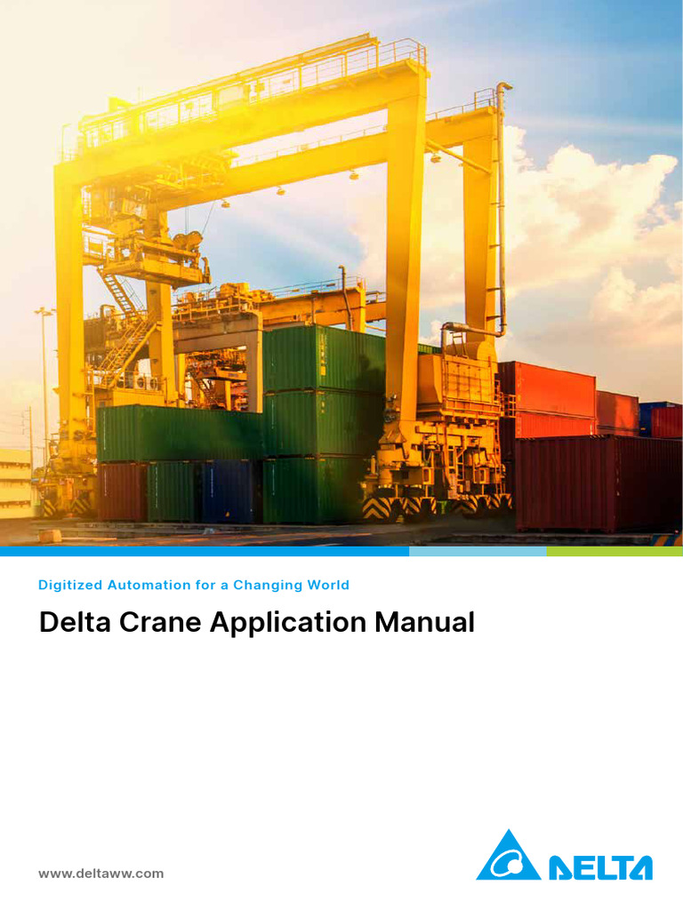 Delta Crane Application Manual Guide | PDF | Parameter (Computer ...