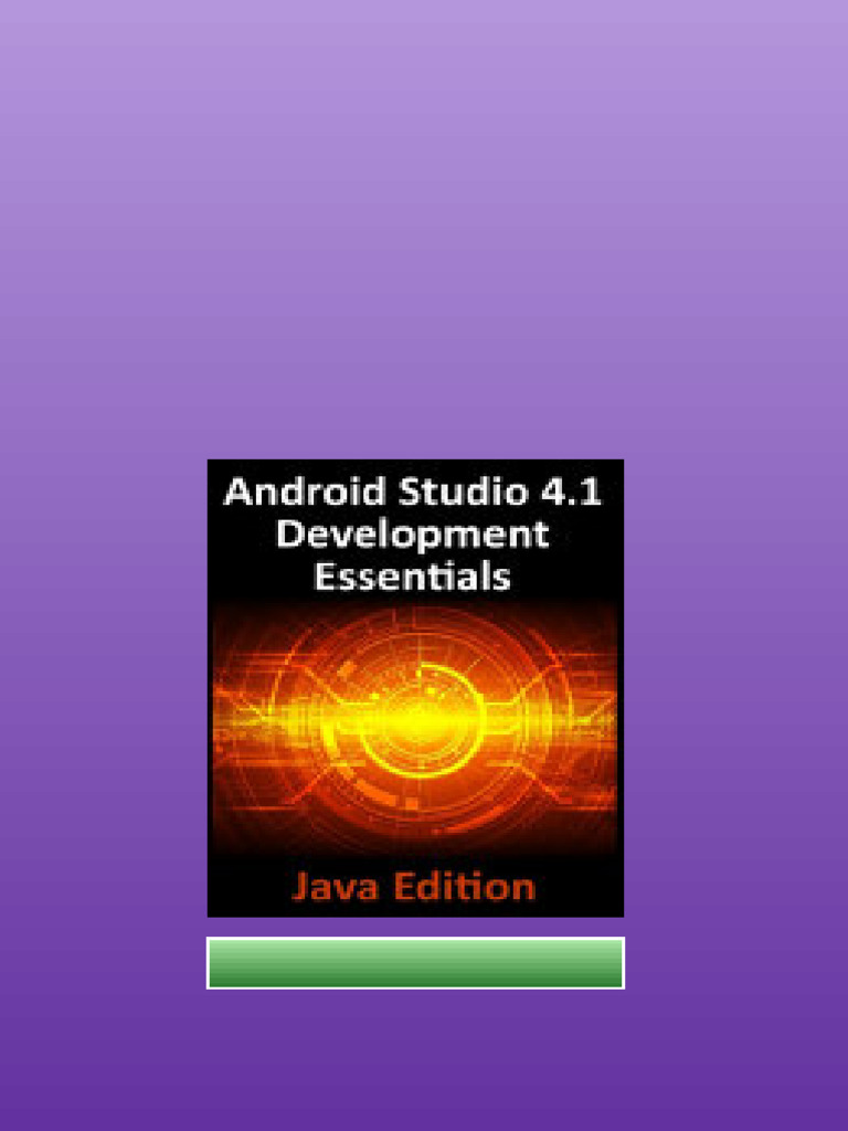 Android Studio 41 Development Essentials Java Edition Developing ...
